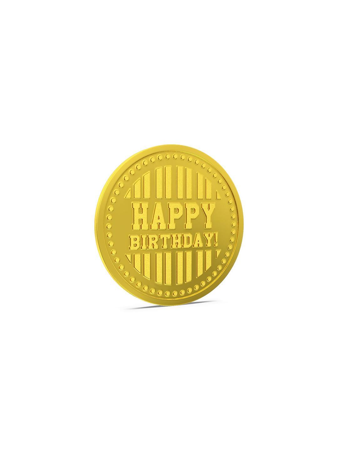 Buy ASPECT BULLION Happy Birthday 24KT 995 Gold Coin 5 Gm - Gold Coin ...