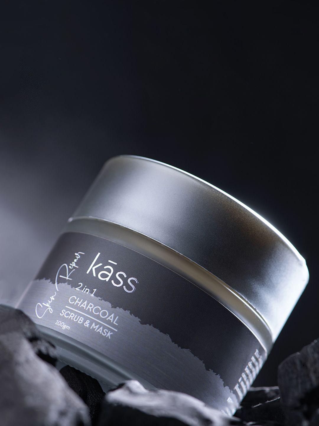 Buy Kass Activated Charcoal Scrub & Mask 100 G - Face Scrub And Exfoliator for Unisex 34439099 ...
