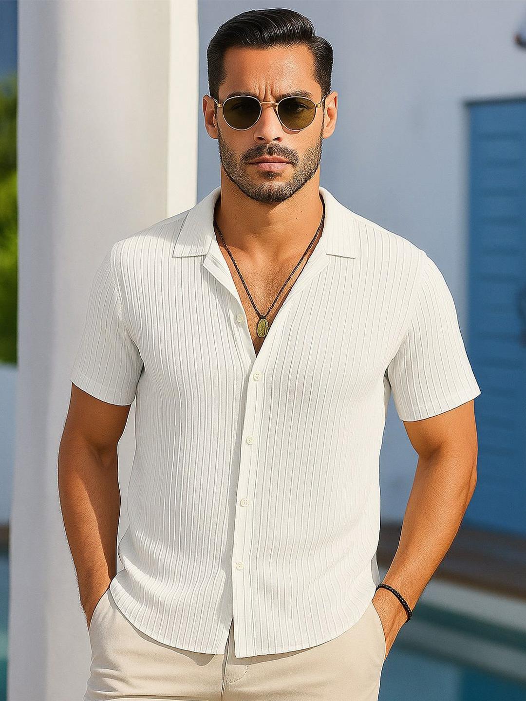 Buy Kushi Flyer Comfort Spread Collar Shirt - Shirts for Men 34498430 ...