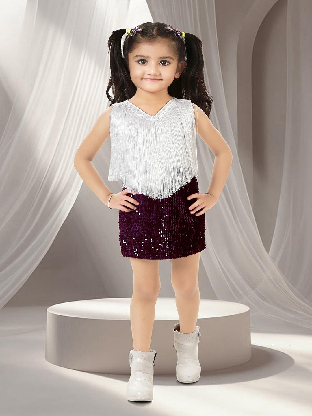 Buy Miss & Chief Girls Embellished Bodycon Dress - Dresses for Girls ...