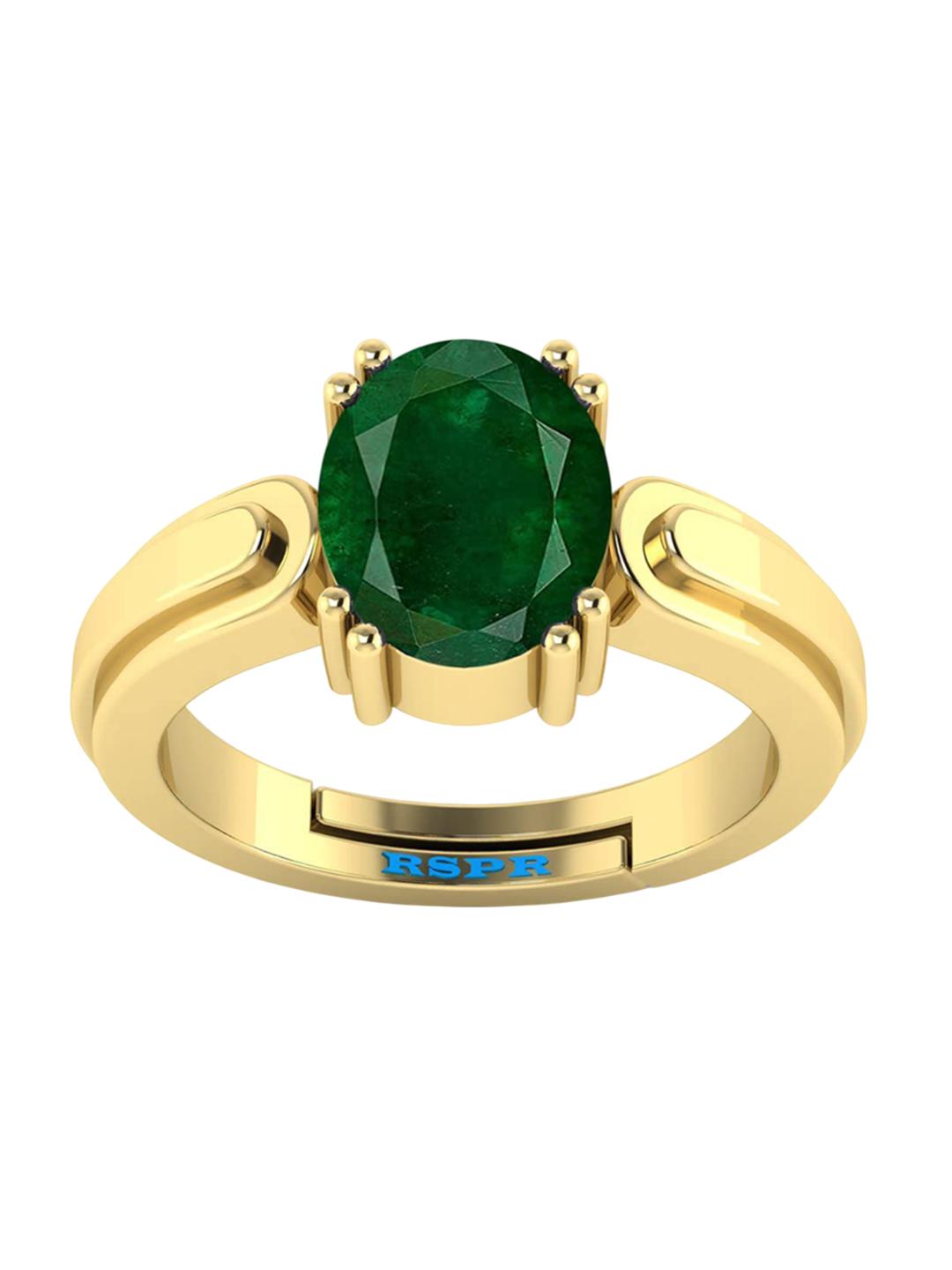 Buy RSPR 11.25 Ratti 10.62 Carat Emerald Panna Gemstone Studded ...