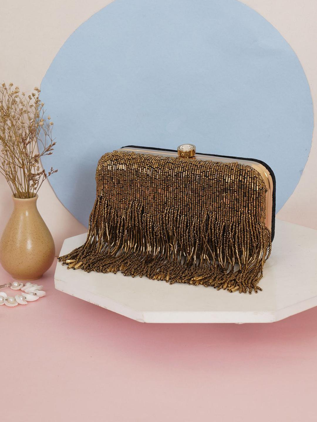 Buy Anouk Embellished Box Clutch - Clutches for Women 34534499 | Myntra