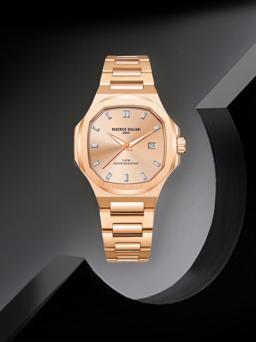 Buy RODERICO GIULIANI Unisex Dial & Bracelet Style Straps Analogue ...
