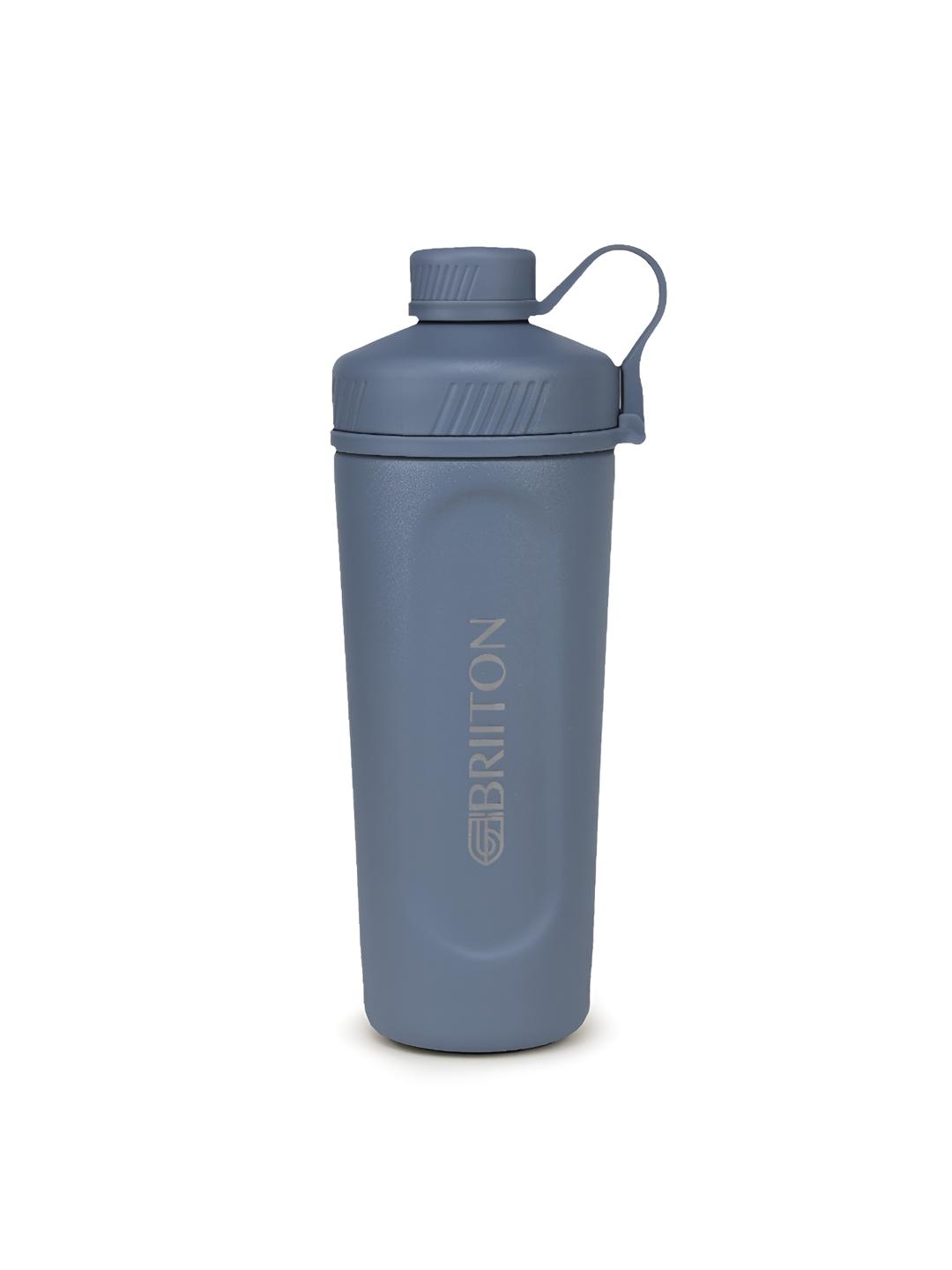 Buy Briiton Grey Single Stainless Steel Solid Water Bottle - Water ...