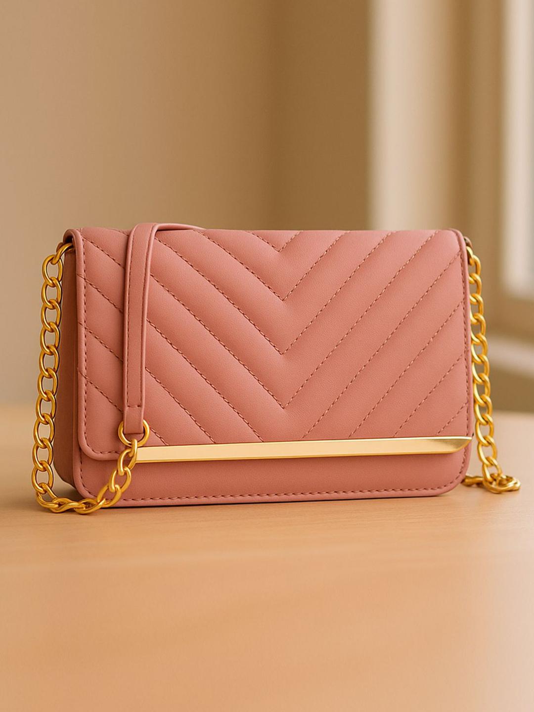 Buy ADISA Women Solid Structured Sling Bag - Handbags for Women ...