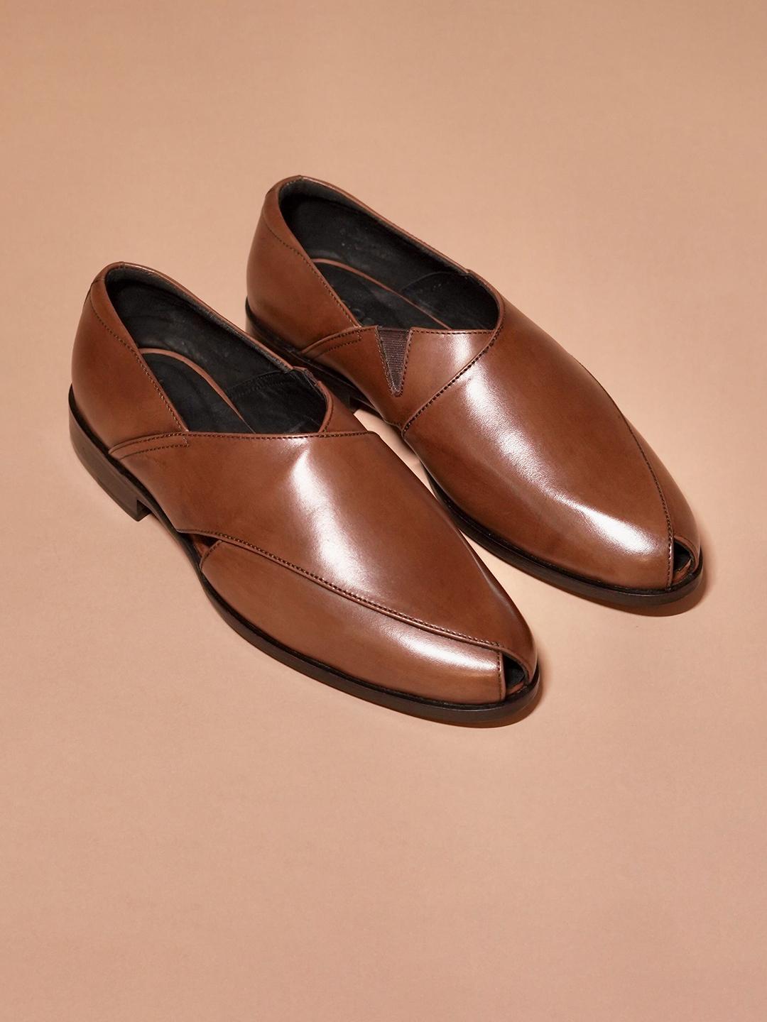 Buy Dmodot Men Leather Pesha Scarpo Bruno Loafers - Casual Shoes for ...