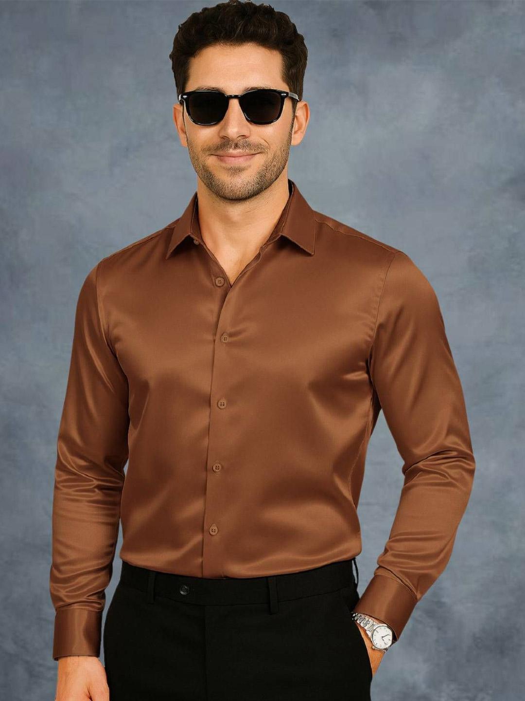 Buy SOLSTICE Men Comfort Solid Party Shirt - Shirts for Men 33939723 ...