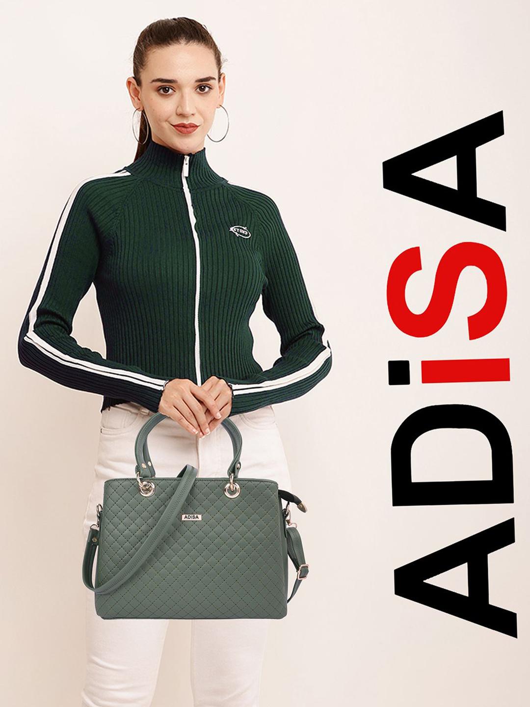 Buy ADISA PU Structured Shoulder Bag With Quilted - Handbags for Women ...