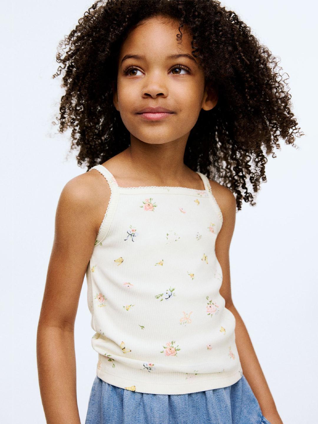 Buy H&M 2 Pack Cotton Strappy Tops - Tops for Girls 33999084 | Myntra
