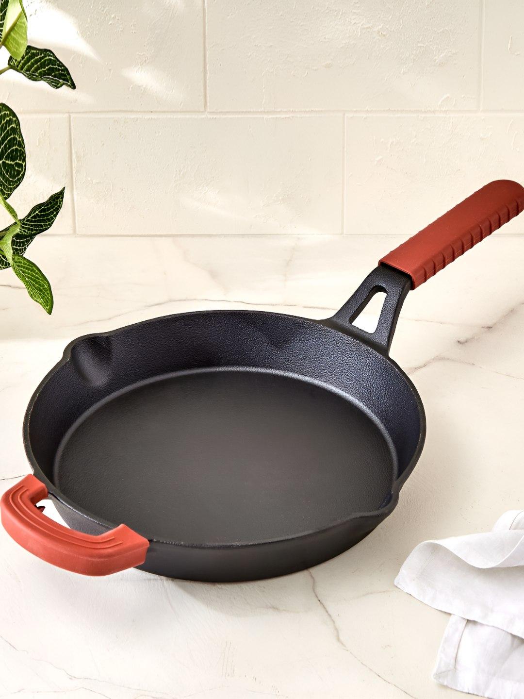 Buy Home Centre Black Iron Sally Cast Iron Frying Pan - Pan for Unisex ...