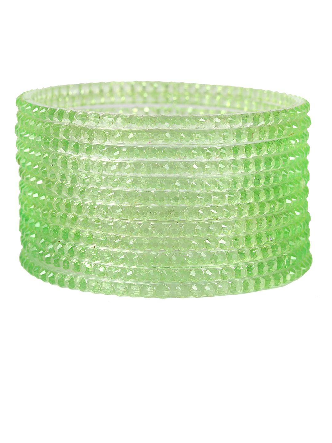 Buy KOTTIAR CREATIONS Set Of 12 Glass Bangles - Bangle for Women ...