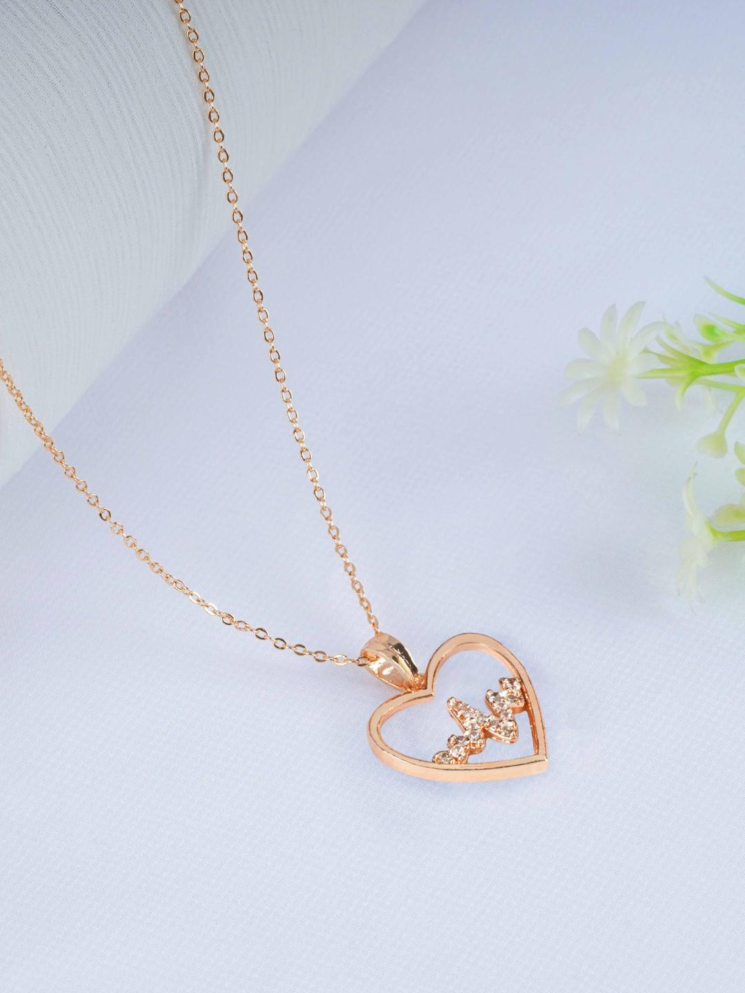 Buy Boghra Sales Gold Plated Alloy Cubic Zirconia Necklace - Necklace ...
