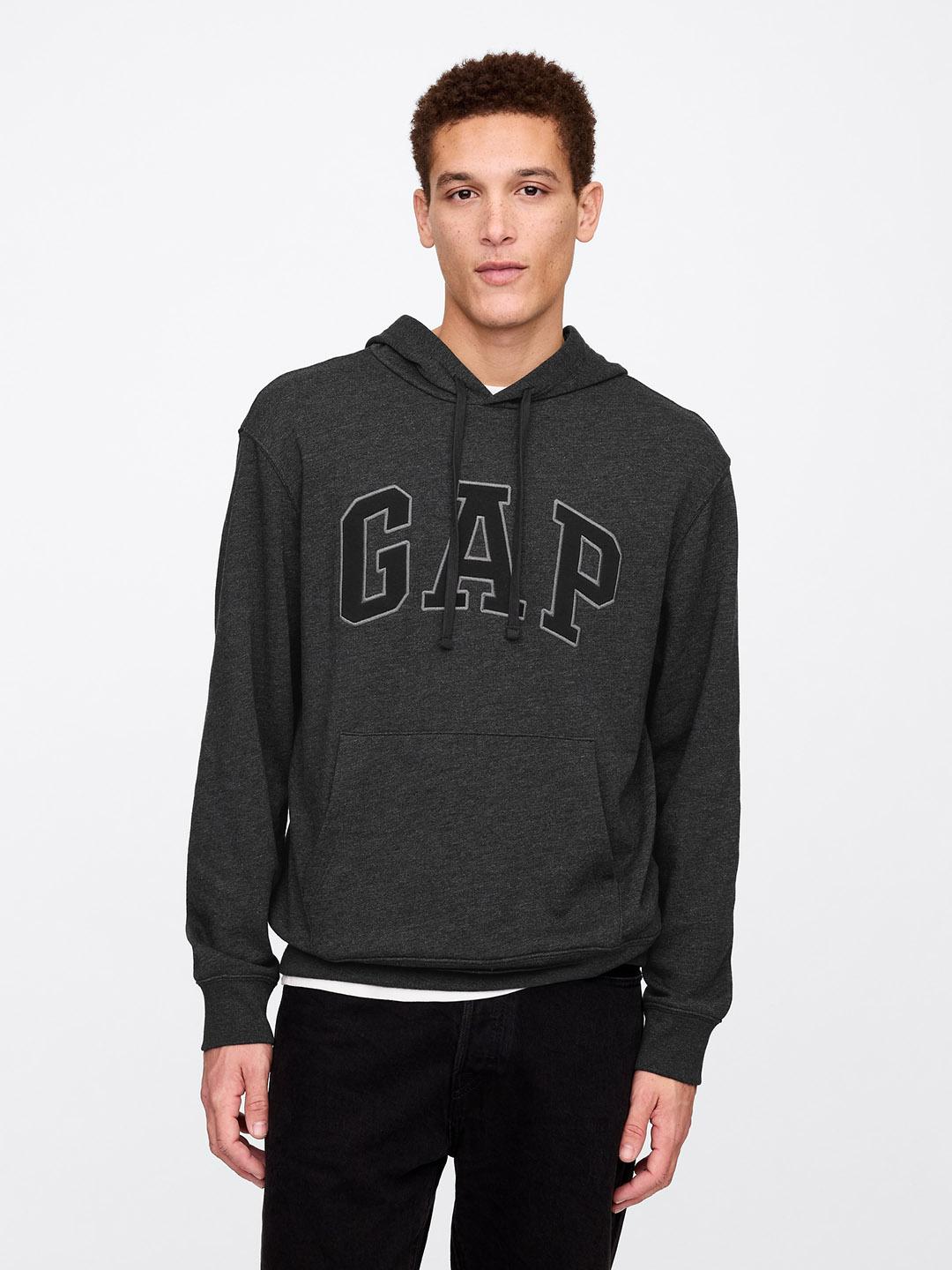 Buy GAP Brand Logo Printed Hooded Sweatshirt - Sweatshirts for Men ...