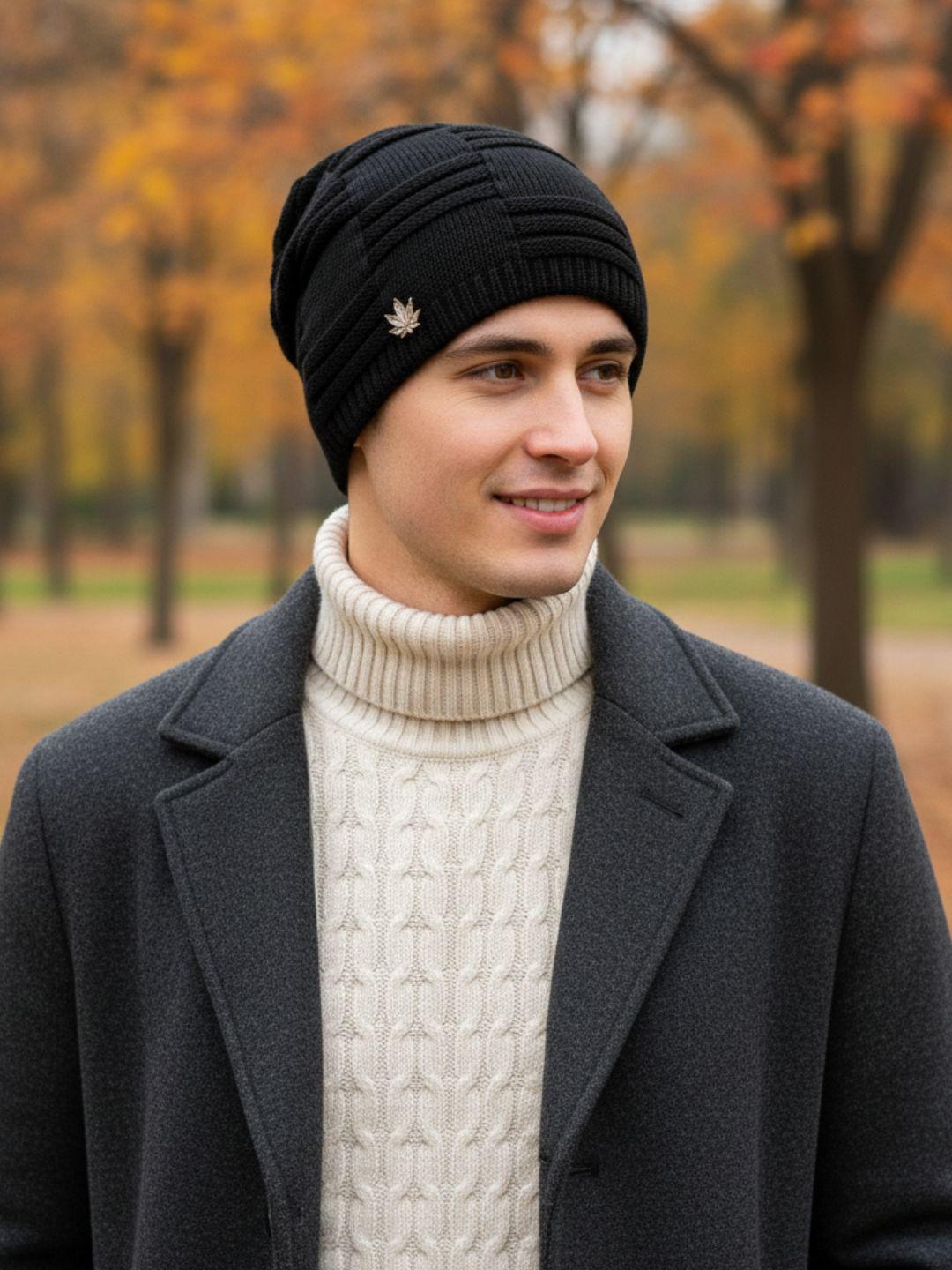 Buy ISWEVEN Unisex Woollen Beanie - Caps for Unisex 37894469 | Myntra