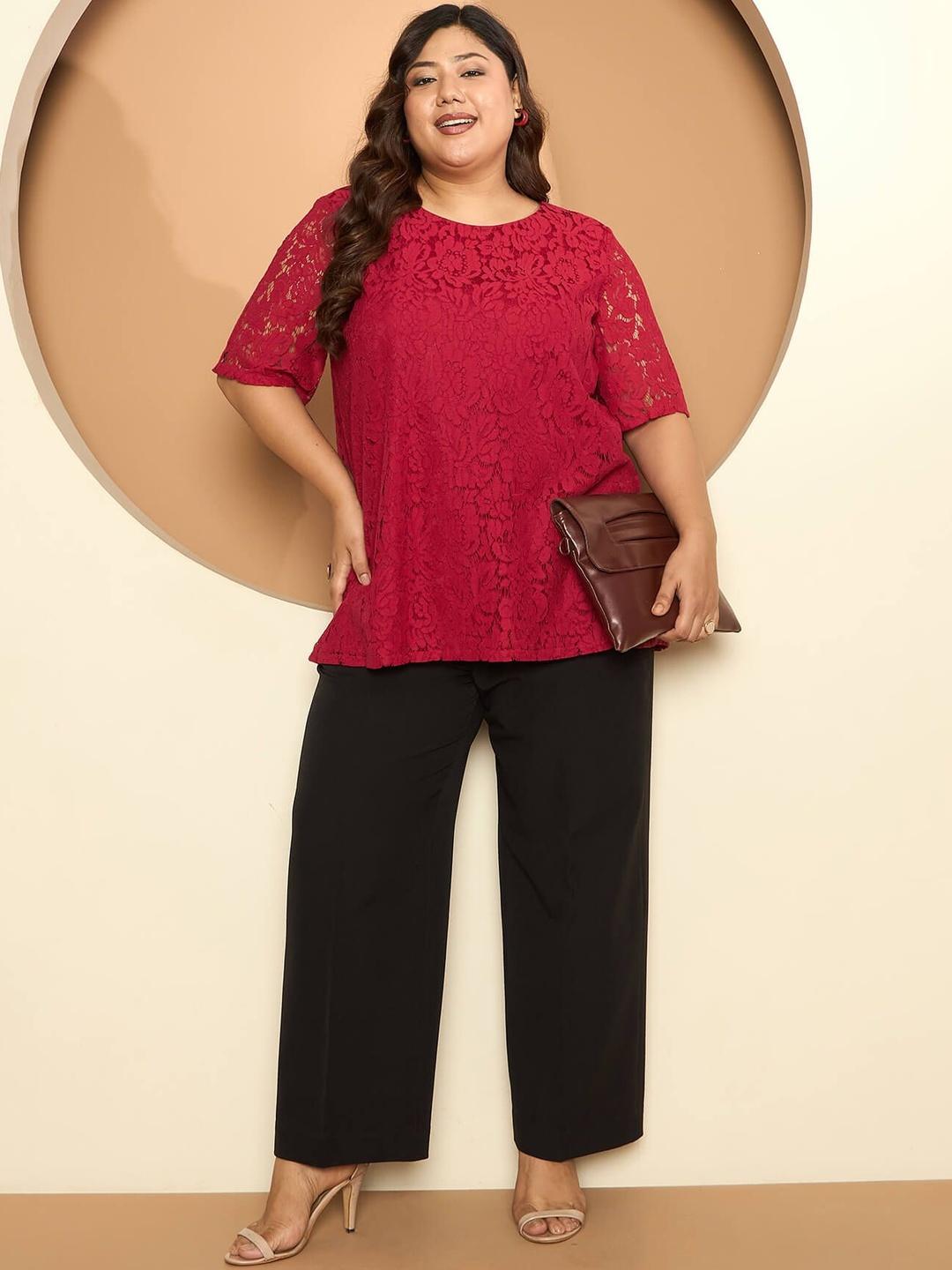 Buy SALT ATTIRE Embroidered Lace Top - Tops for Women 37907908 | Myntra