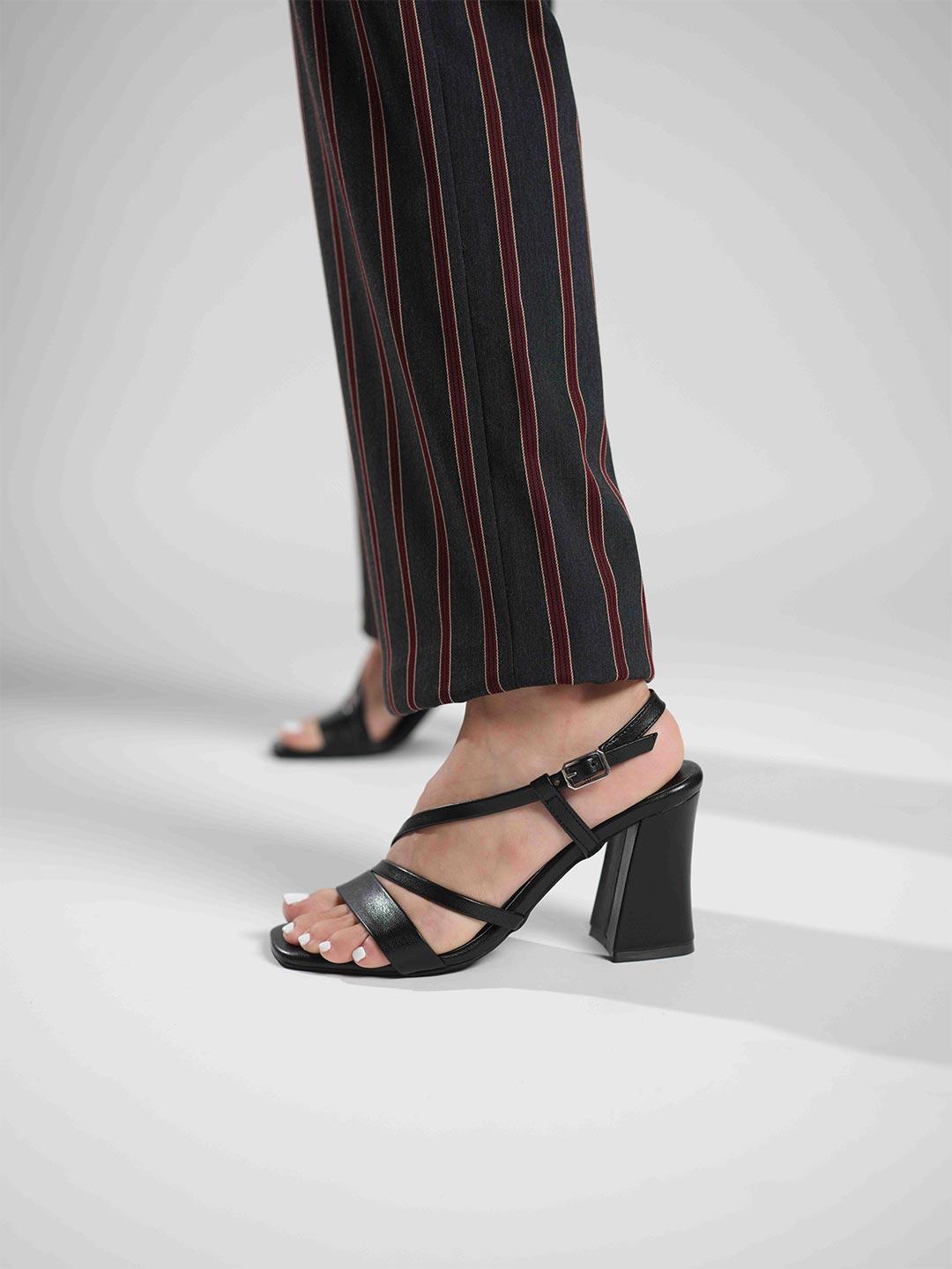 Buy ERIDANI Women Freha Block Heel Sandal - Heels for Women 36358099 ...