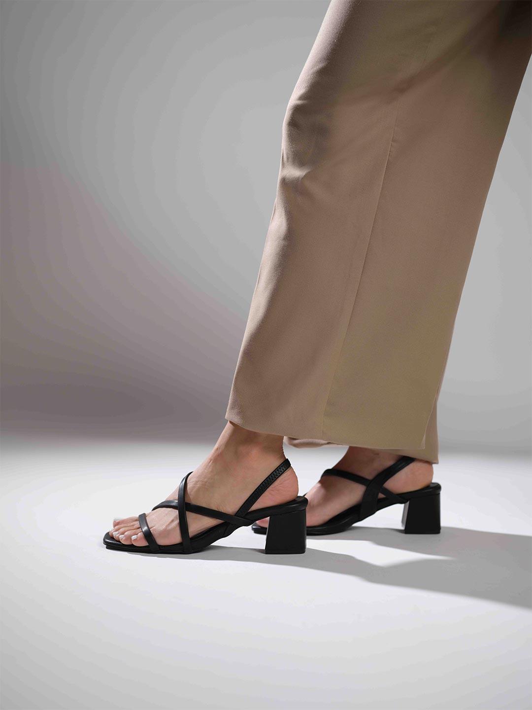 Buy ERIDANI Seren Strappy Block Heel Sandal - Heels for Women 18249008 ...