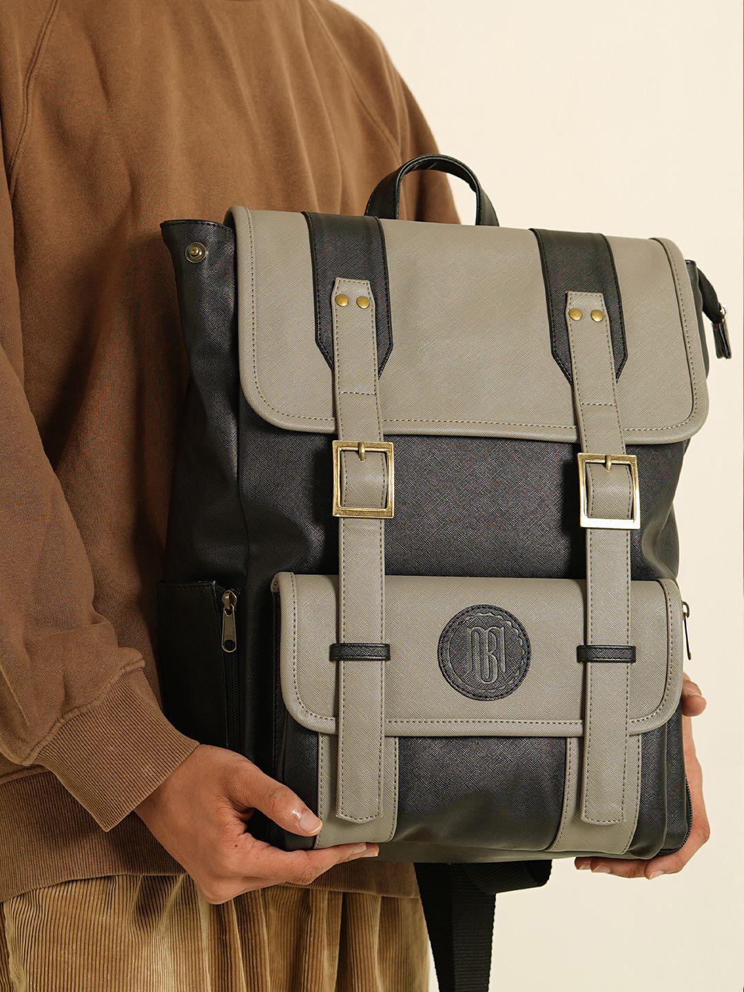 Buy Mona B Unisex Colourblocked Backpack - Backpacks for Unisex ...