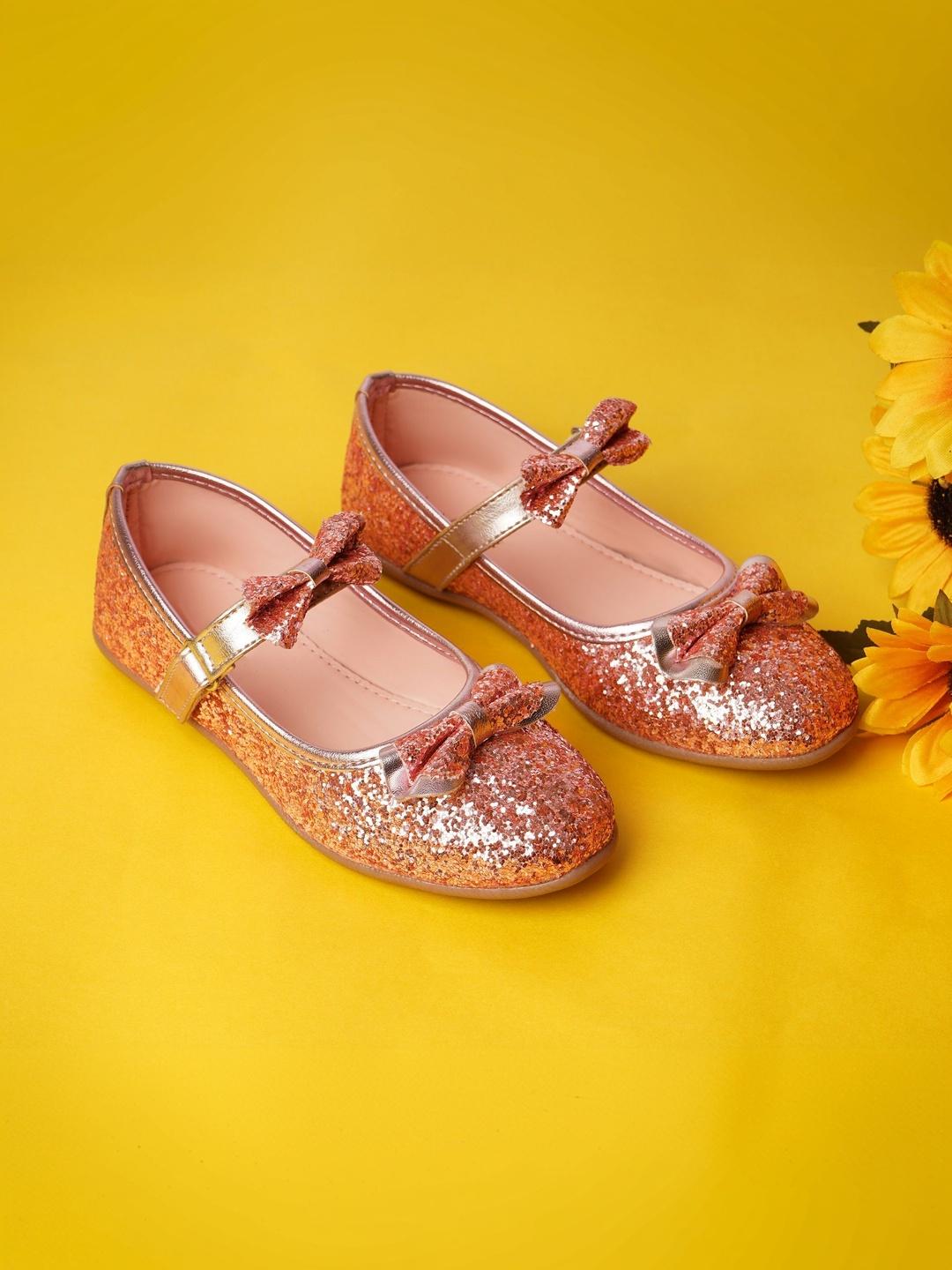 Buy YK Girls Embellished Party Fashion With Bows Flats - Flats for ...