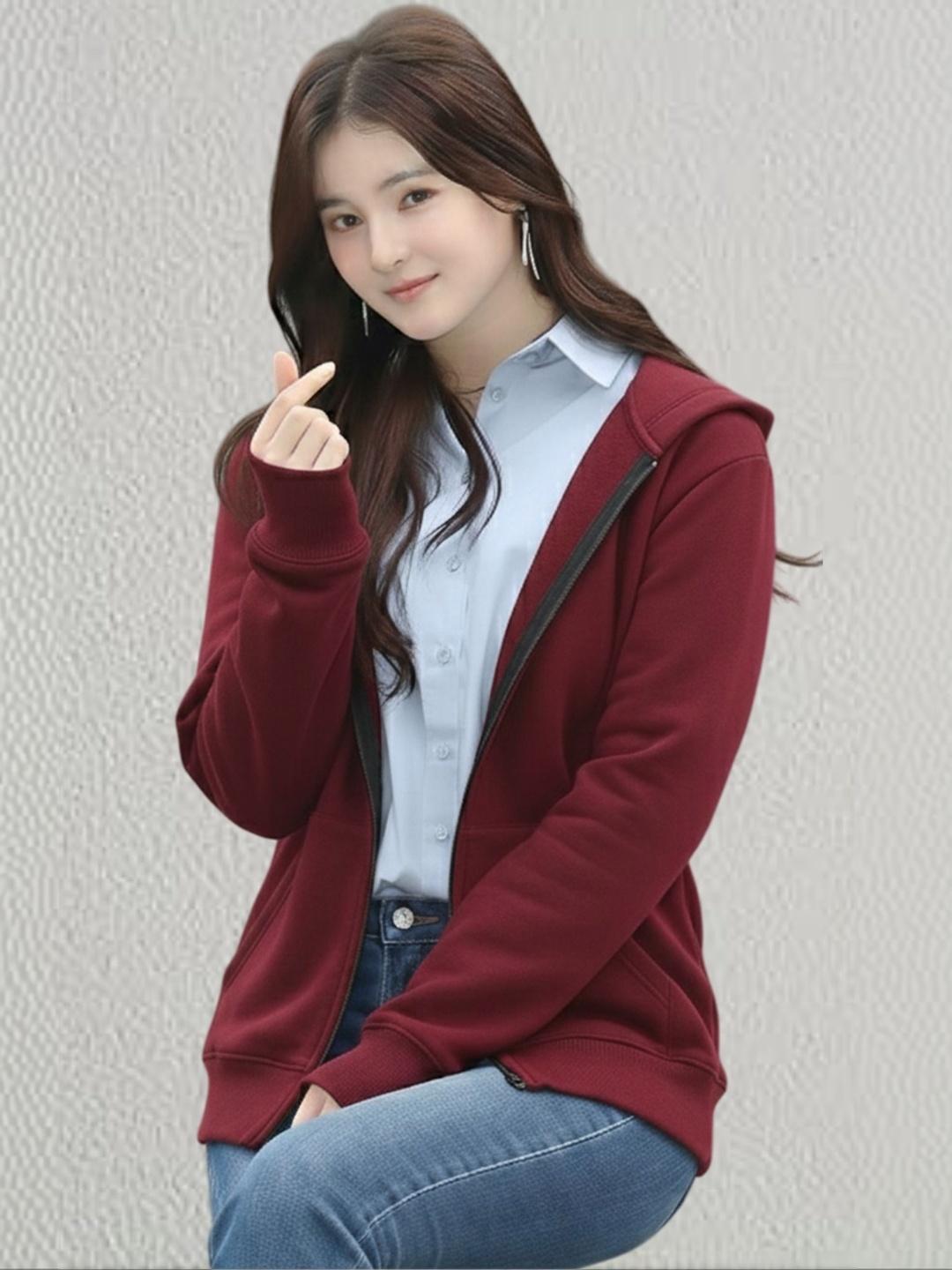 Buy Kintu Parantu Women Fleece Puffer Jacket - Jackets for Women ...