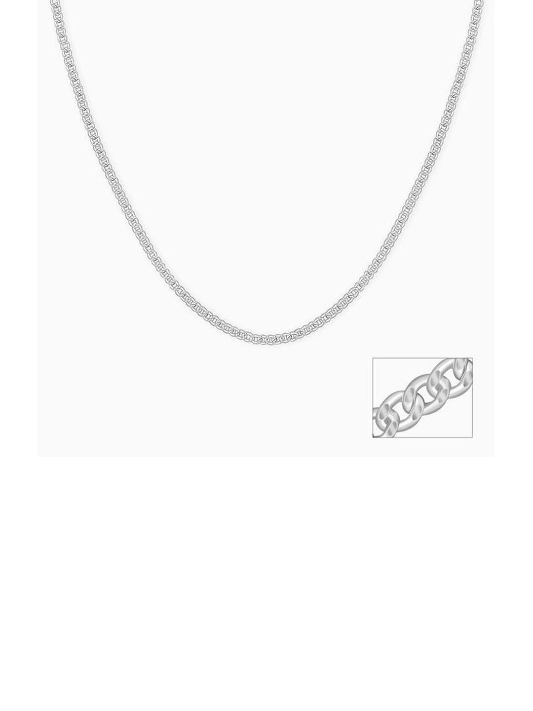 Buy GIVA Silver Rhodium Plated Chain - Necklace And Chains for Women ...