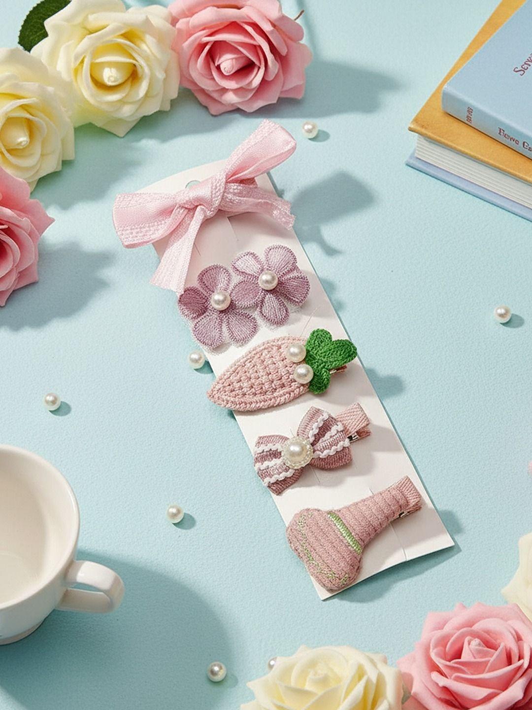 Buy Krelin Girls Set Of 5 Hair Accessory - Hair Accessory for Girls ...