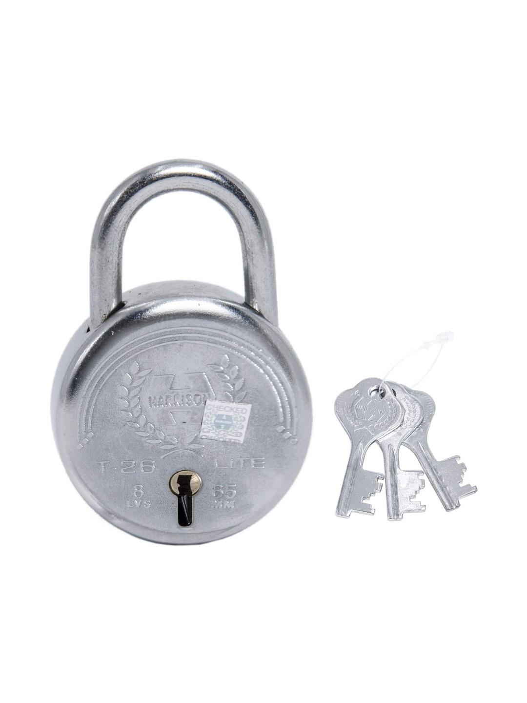 Buy HARRISON T 26 LITE/BCP 0534 Grey Textured Padlock With 3 Keys ...
