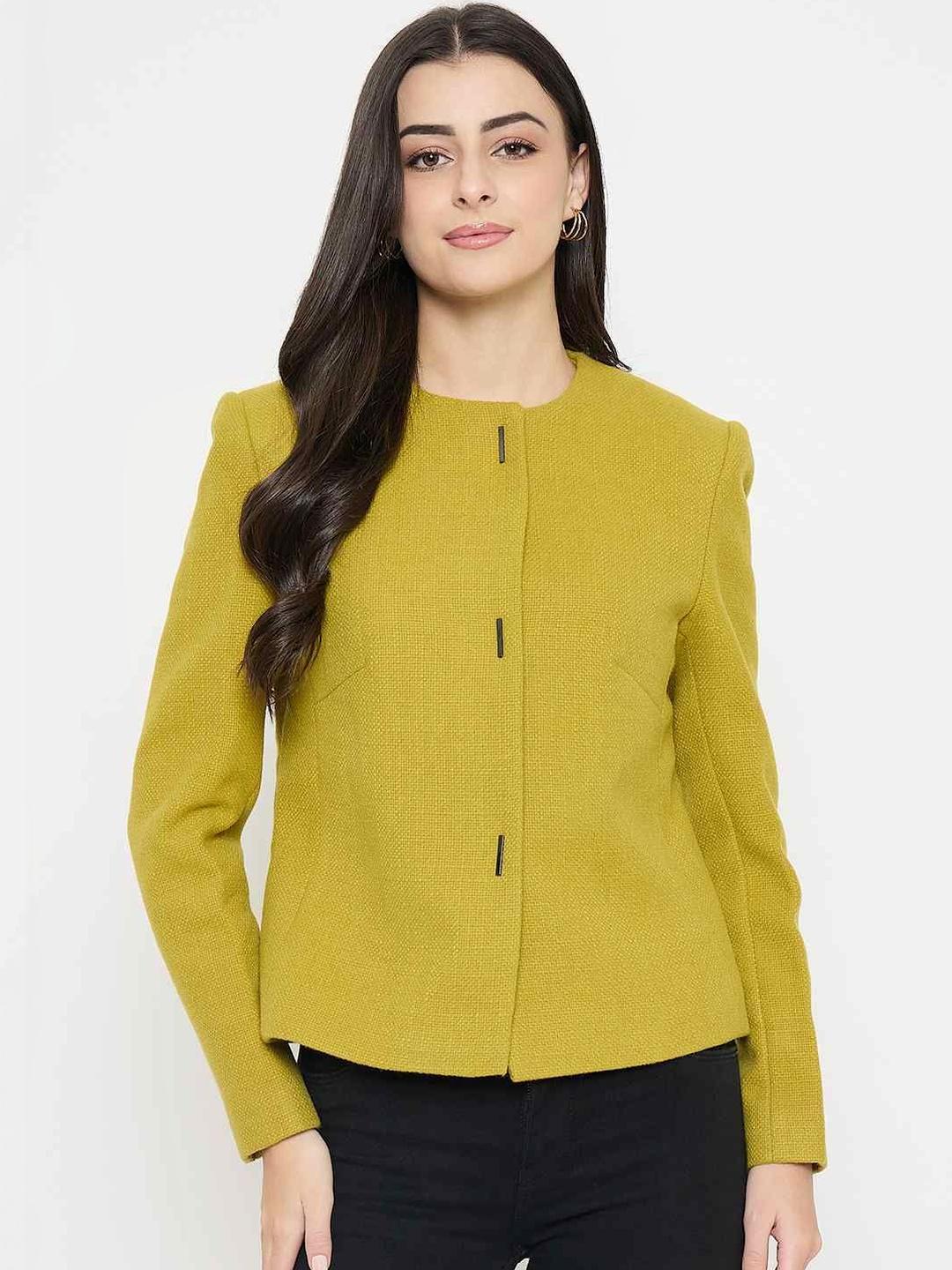 Buy Madame Round Neck Regular Overcoat - Coats for Women 37941948 | Myntra
