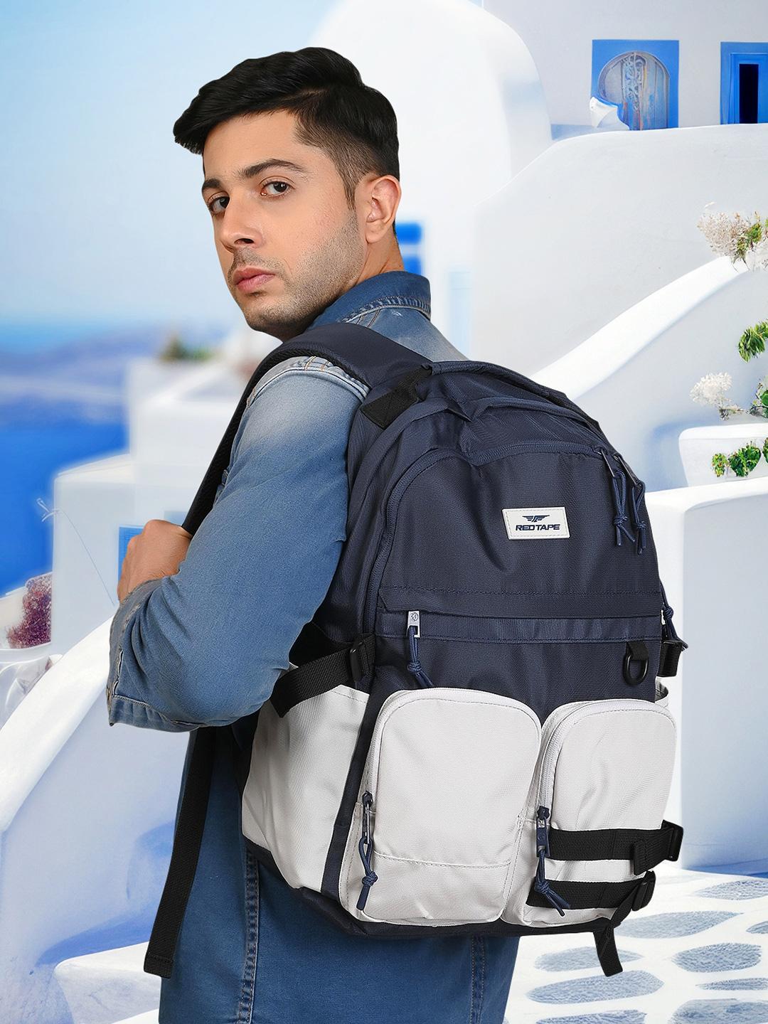 Buy Red Tape Unisex Colourblocked Backpack - Backpacks for Unisex ...