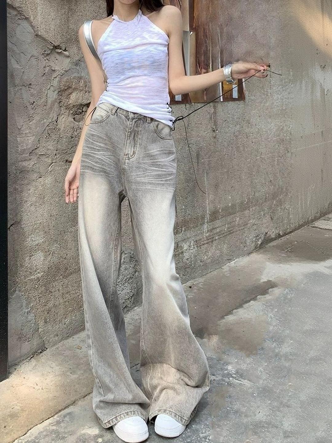 Buy StyleCast X Revolte Women Straight Fit Mid Rise Light Fade Jeans ...