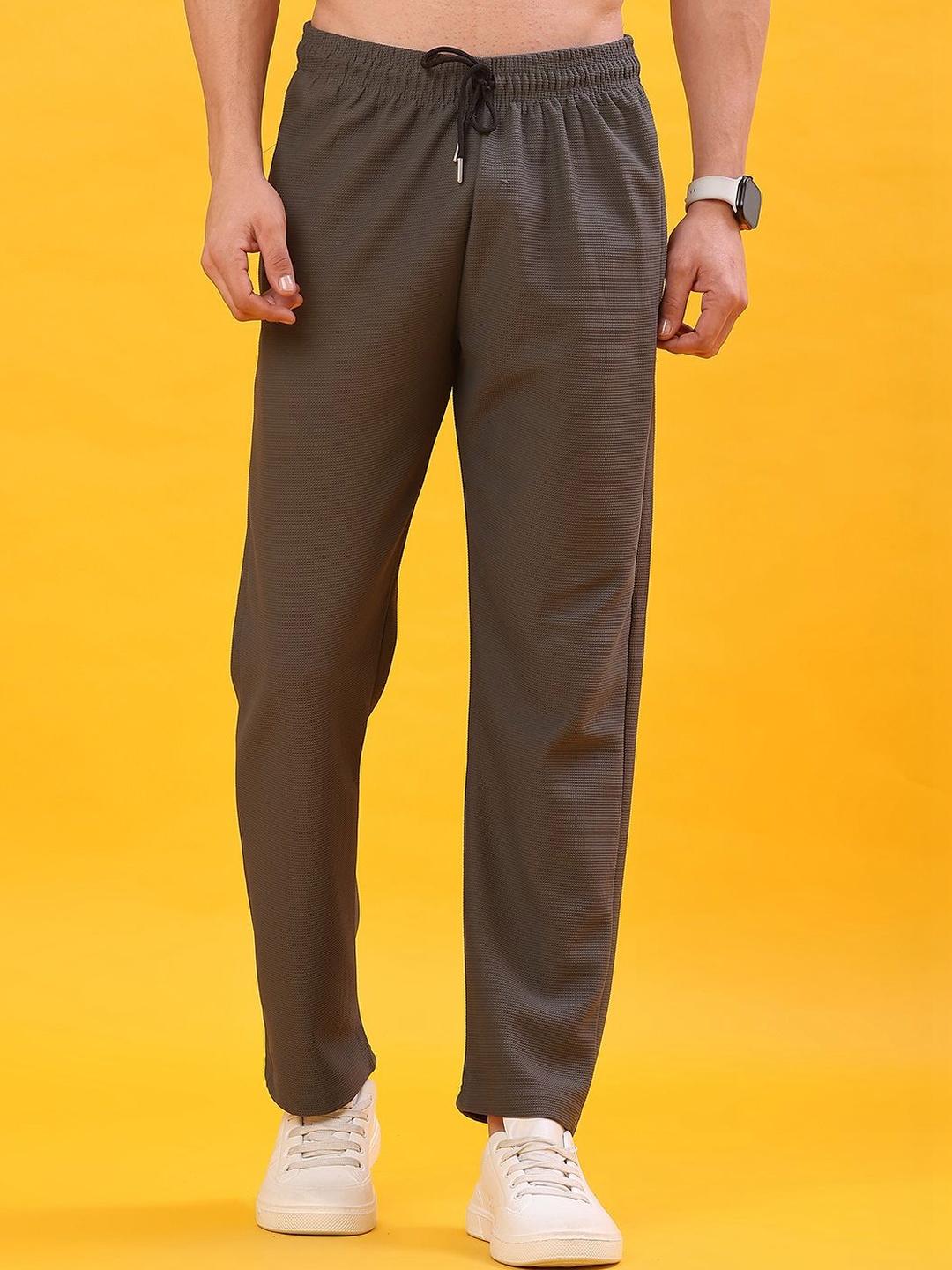 Buy V Mart Men Self Design Mid Rise Trousers - Trousers for Men ...