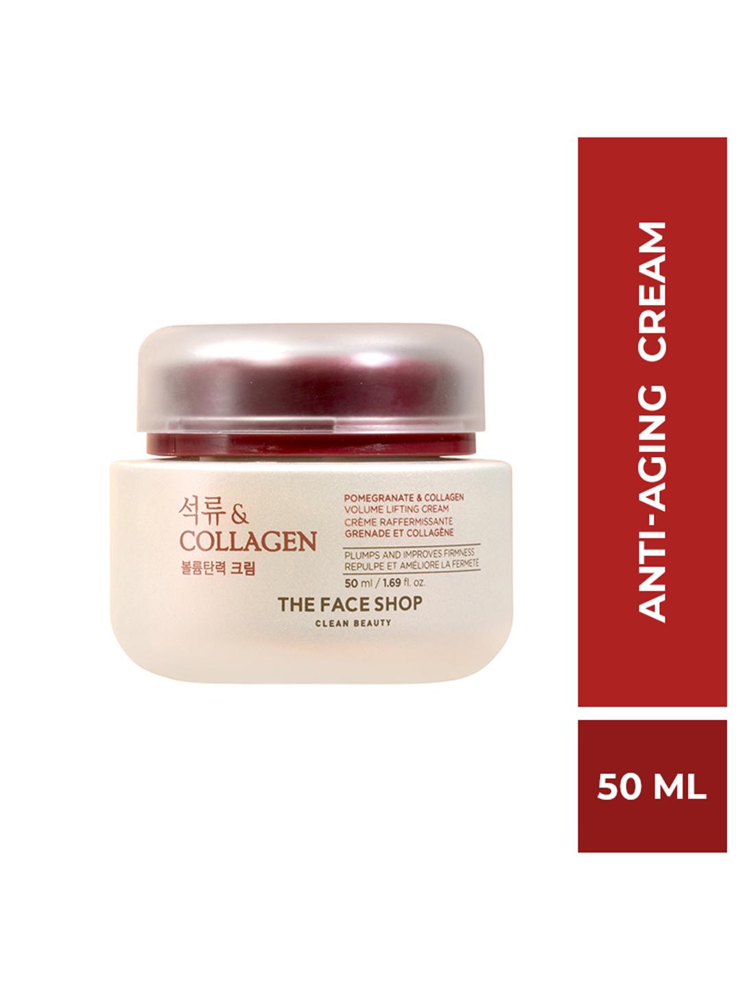 Buy The Face Shop Clean Beauty Collagen & Pomegranate Volume Lifting ...