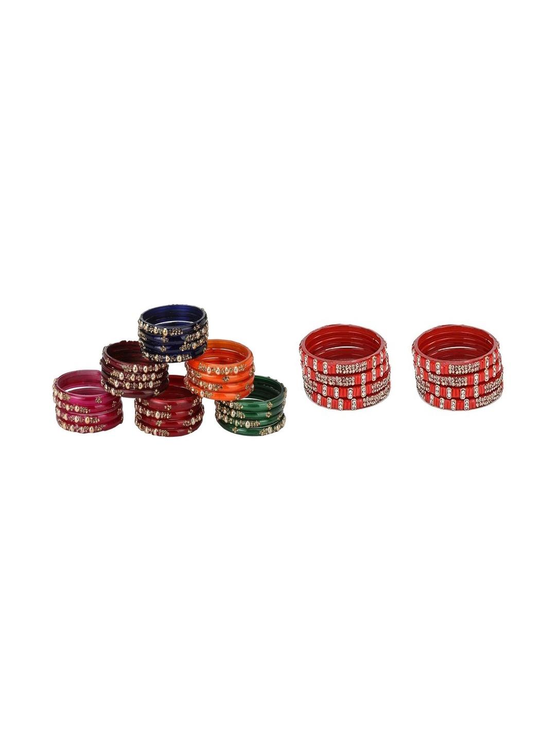 Buy 1ST TIME Set Of 32 Stones Studded Bangles - Bangle for Women ...