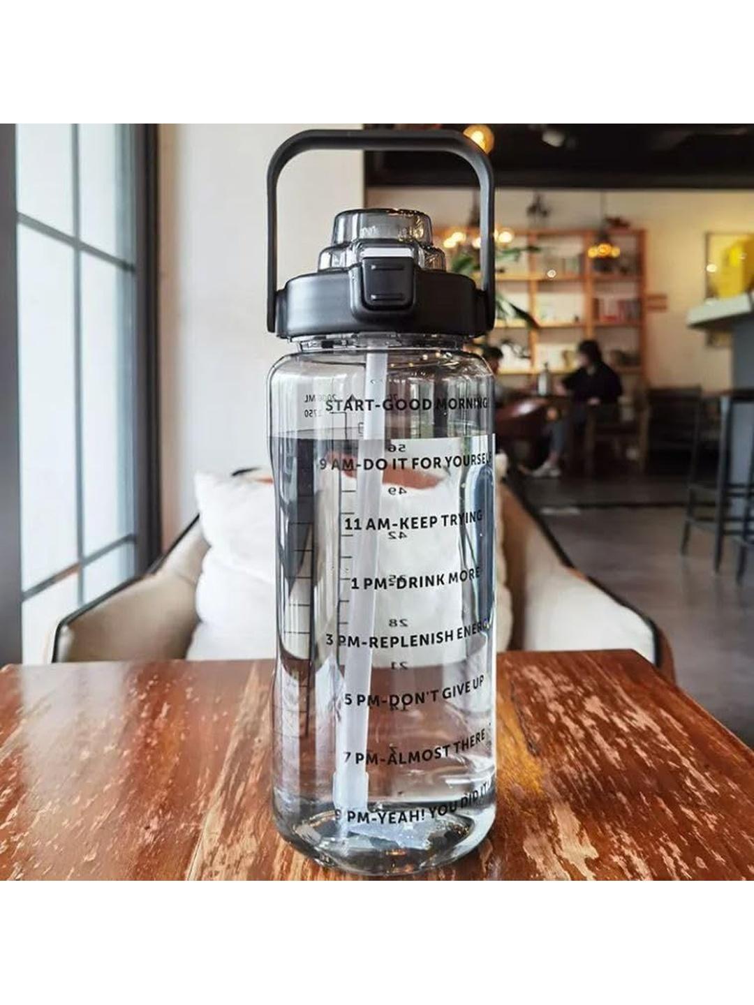 Buy Mebo Black & Transparent Single Plastic Solid Water Bottle - Water ...