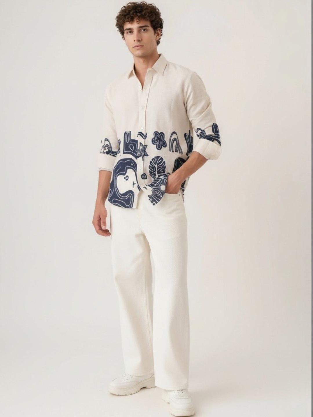 Buy Glitchez Men Standard Printed Casual Shirt - Shirts for Men ...
