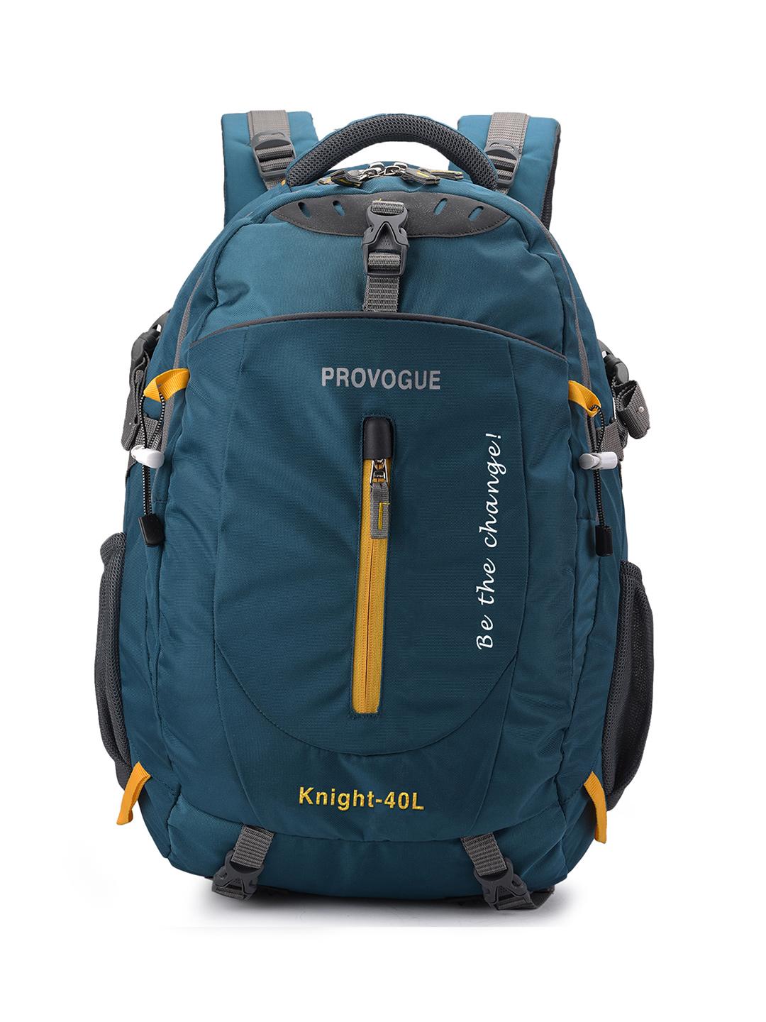 Buy Provogue Unisex Sea Green Solid Backpack With Rain Cover 31L ...