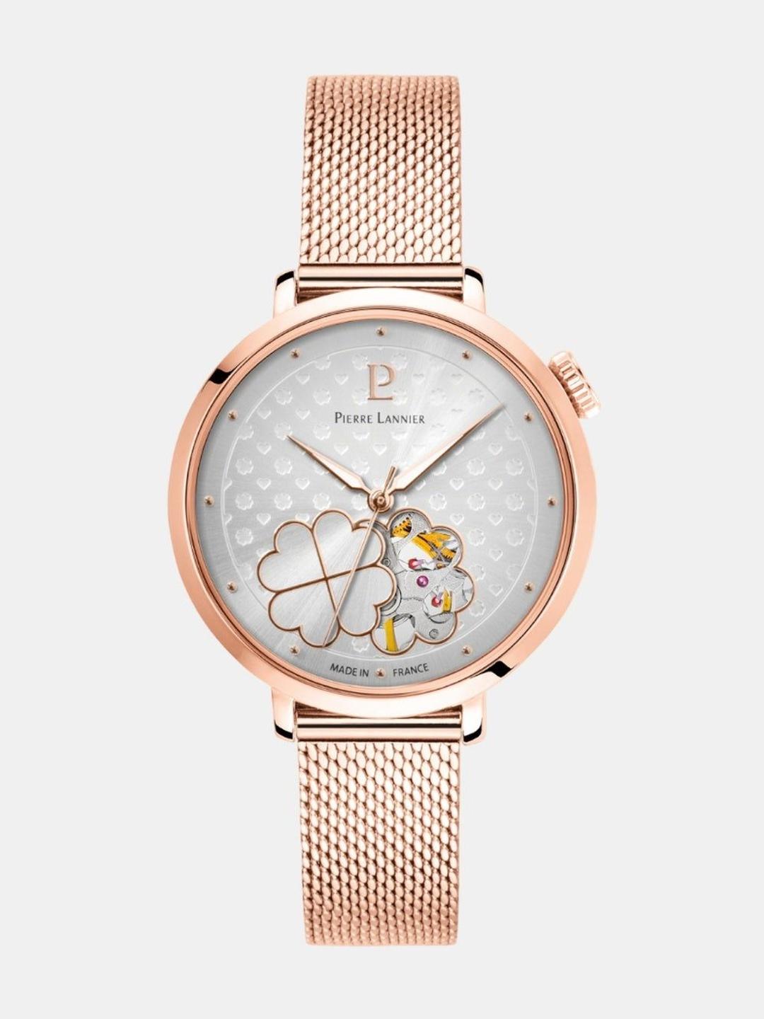 Buy Pierre Lannier Dial & Stainless Steel Bracelet Style Straps ...