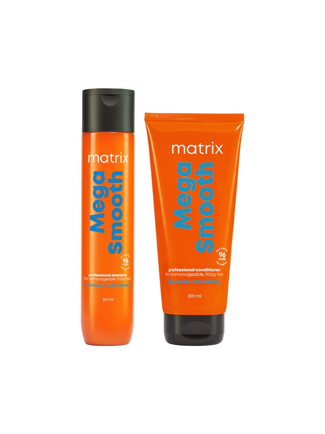 Buy MATRIX Mega Smooth Combo For Frizzy Hair With Shea Butter And Amino ...