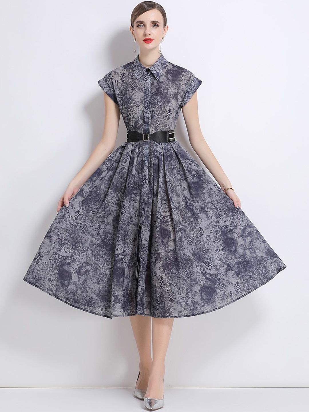 Buy JC Collection Print Fit & Flare Dress - Dresses for Women 38057750 ...