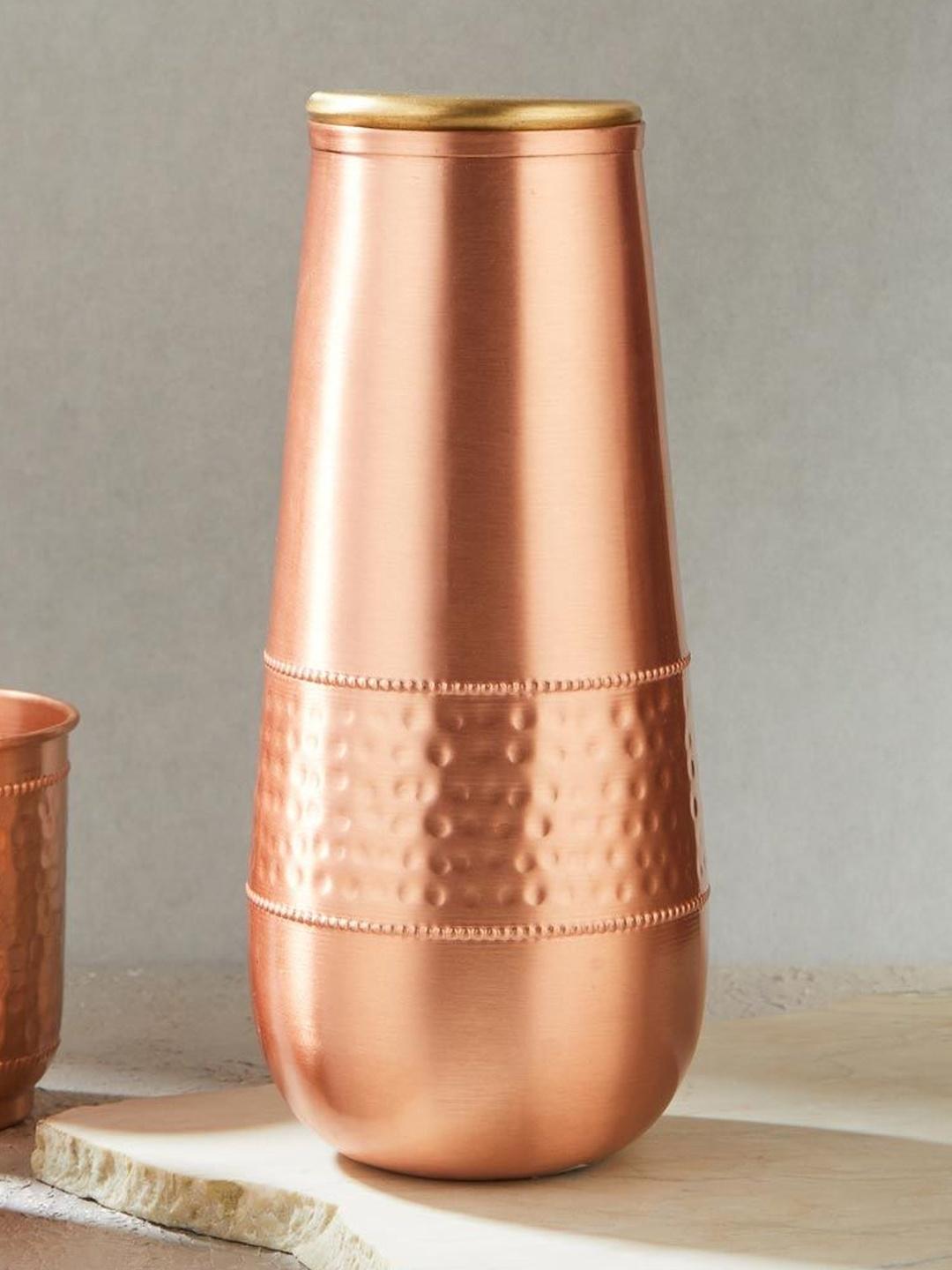 Buy Fabindia Kashi Copper Toned Copper Water Jugs - Water Jugs for ...