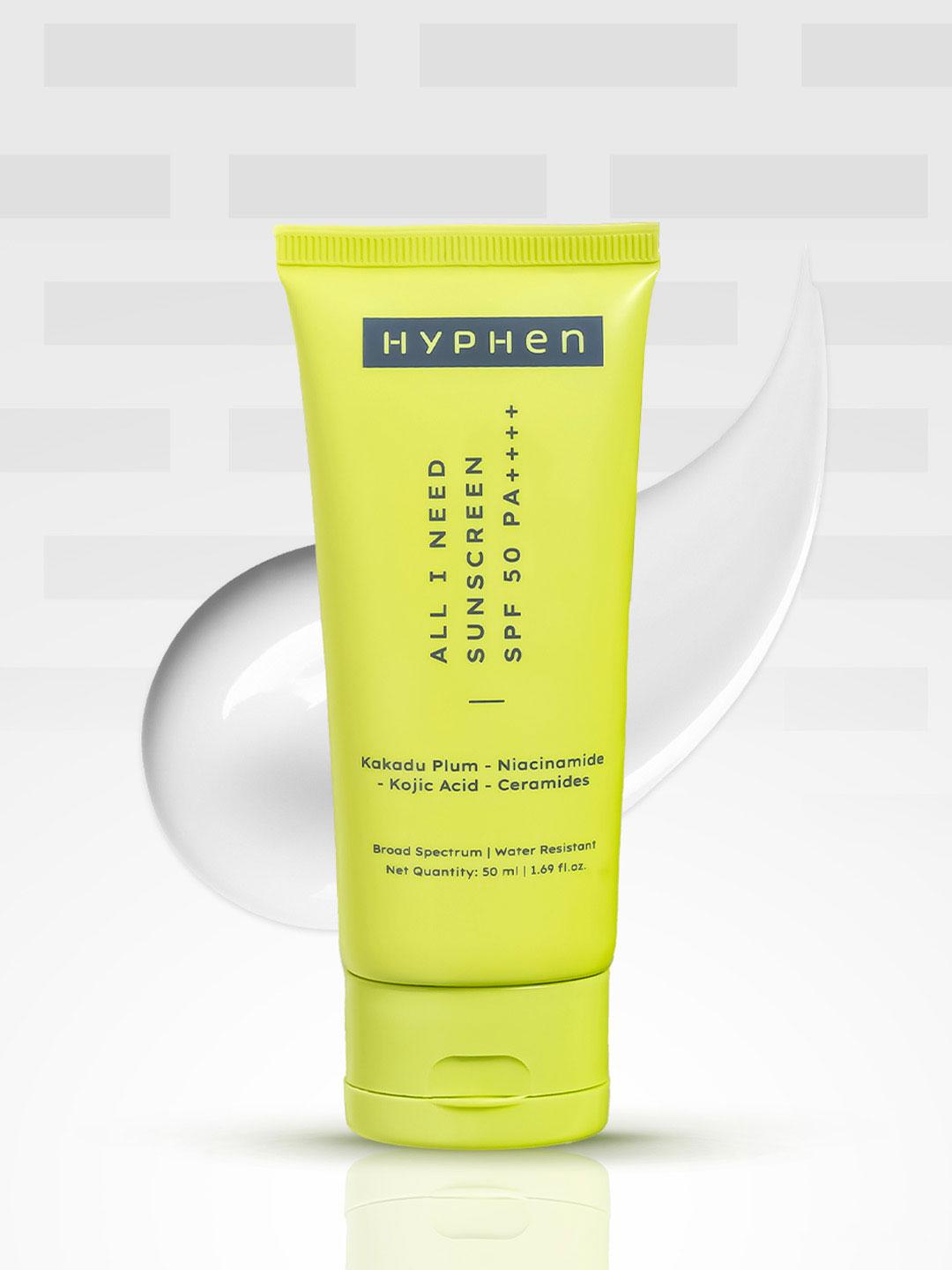 Buy Hyphen All I Need Sunscreen SPF50 PA++++ In Vivo Tested ...