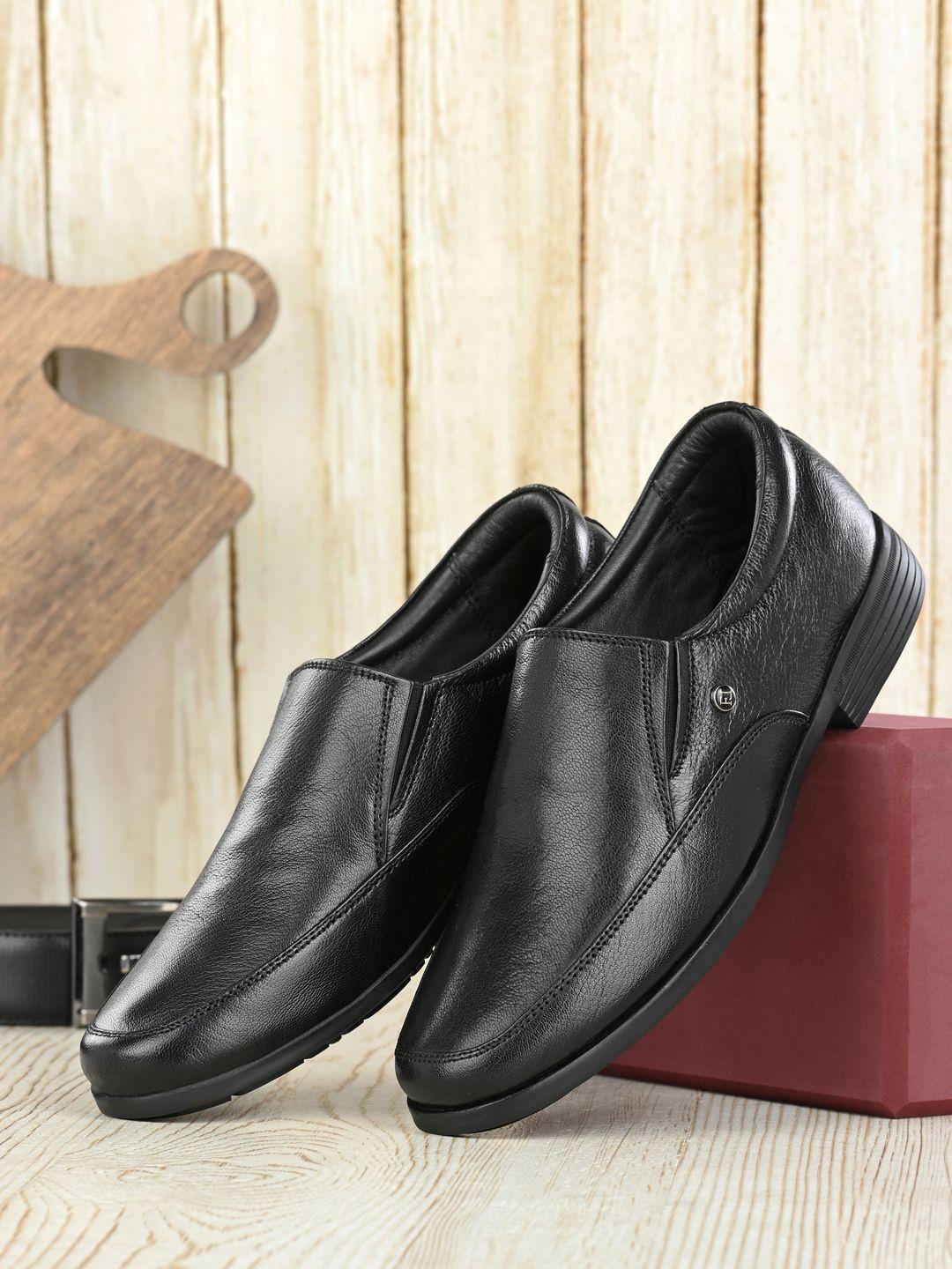 Buy Franco Leone Men Leather Formal Slip Ons - Formal Shoes for Men ...
