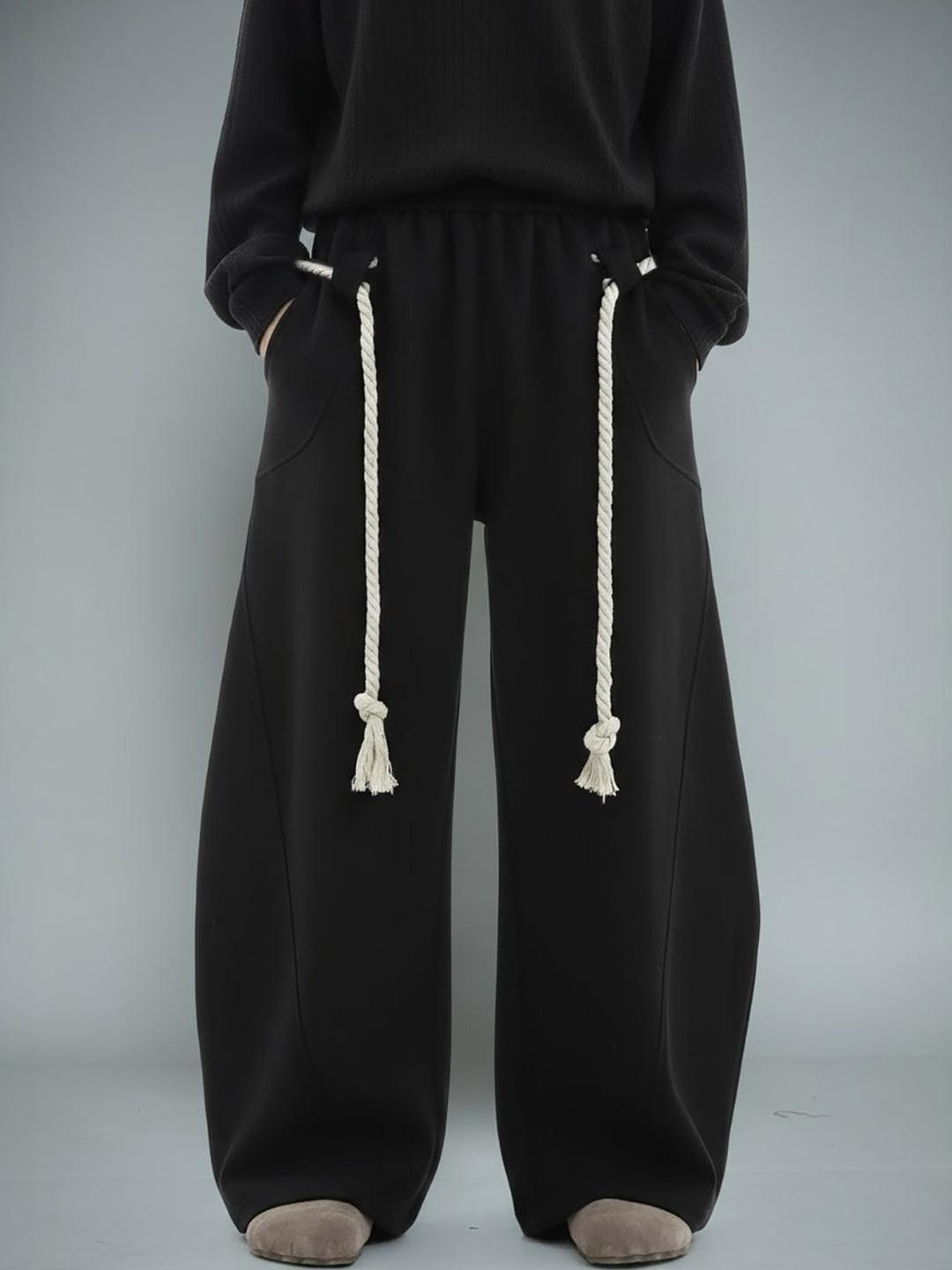 Buy FUGAZEE Men Solid Urban Knot Barrel Fit Trackpants - Track Pants ...