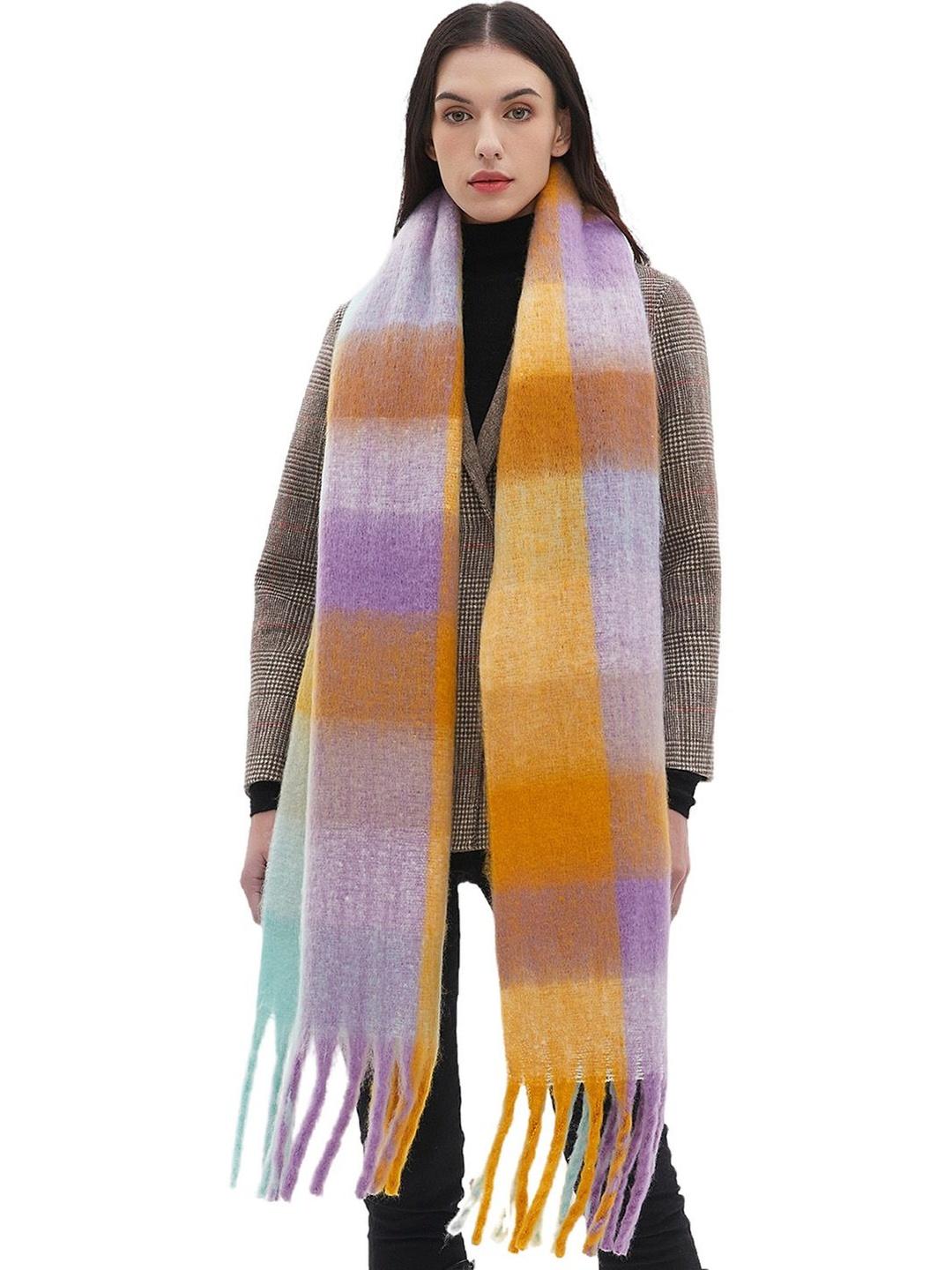 Buy JC Collection Women Checked Scarf - Scarves for Women 38081612 | Myntra