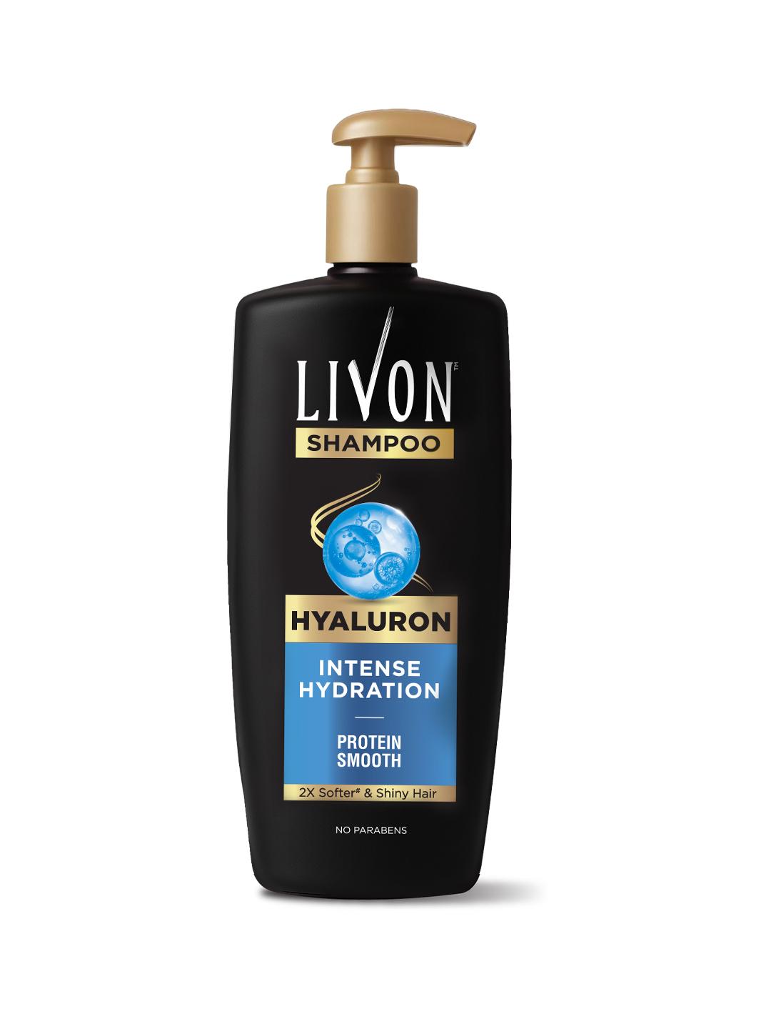 Buy Livon Hyaluron Shampoo Hydrates Dry & Dull Hair 650ml - Shampoo for ...