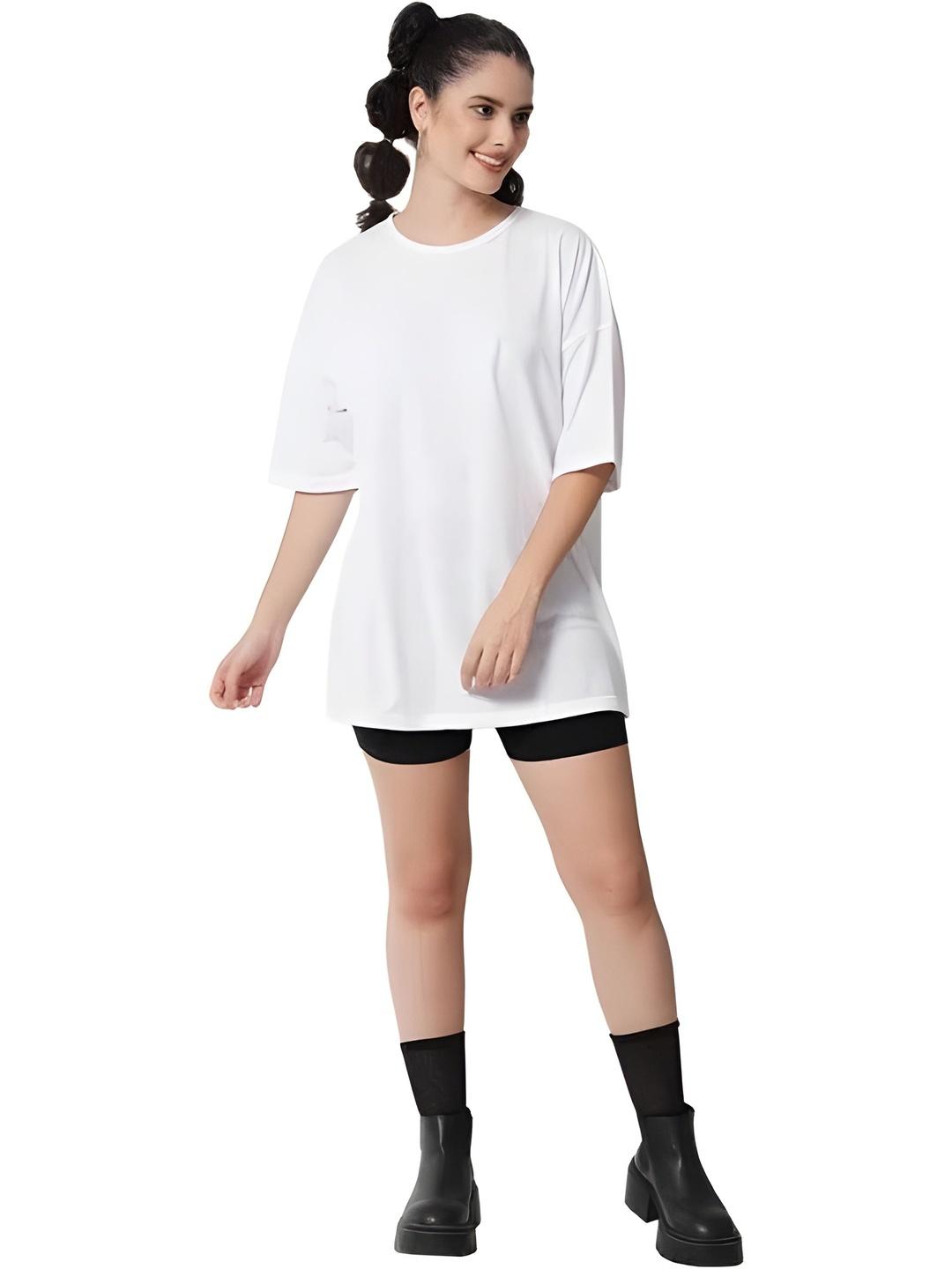 Buy KAIDO Women Drop Shoulder Sleeves T Shirt - Tshirts for Women ...