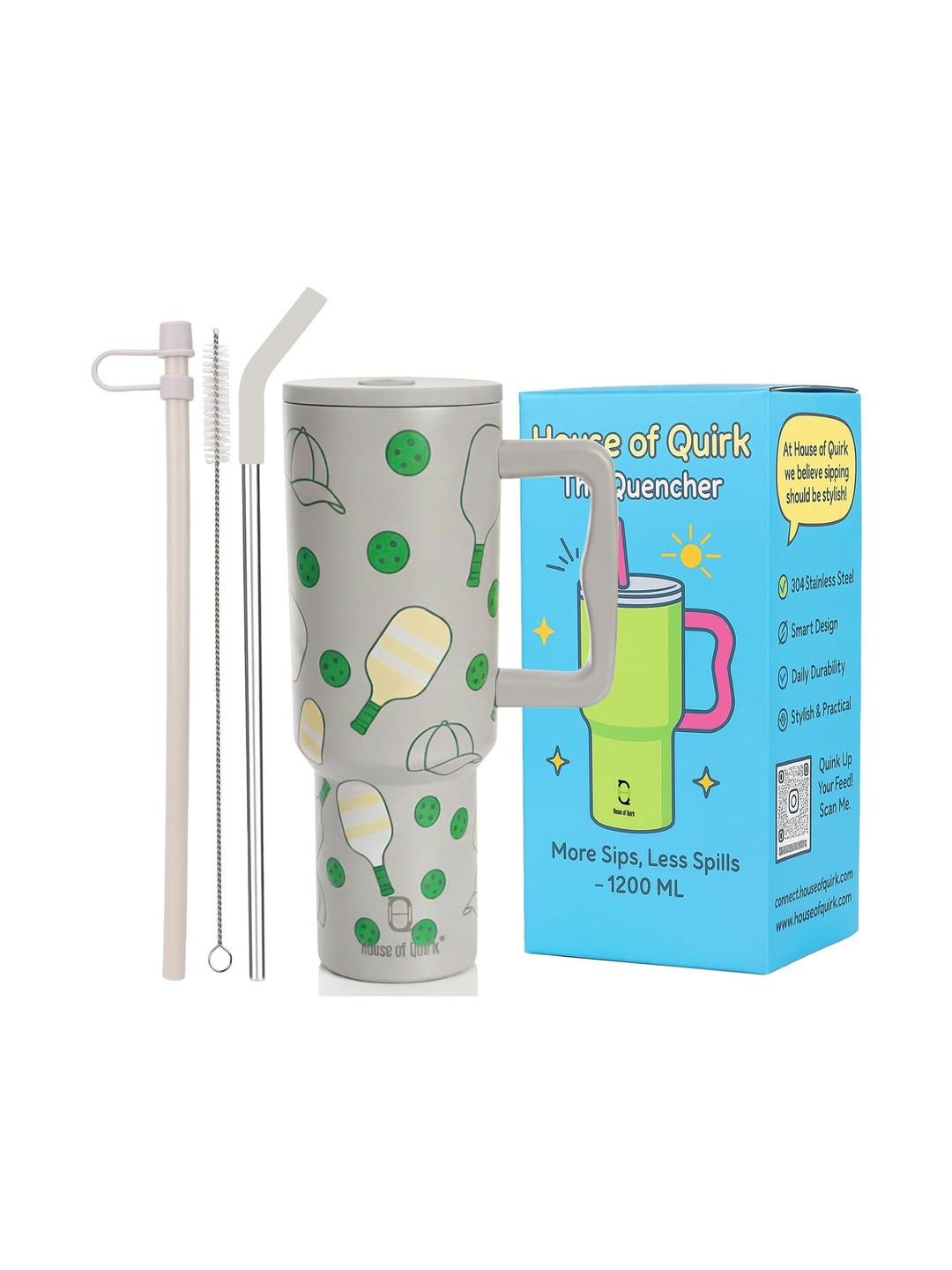 Buy HOUSE OF QUIRK Grey & Green Single Stainless Steel Other Double ...