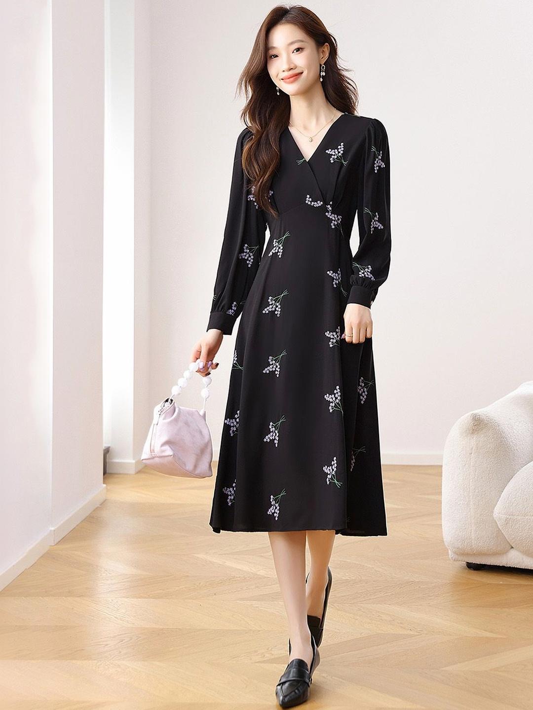 Buy JC Mode Floral Print A Line Midi Dress - Dresses for Women 38098156 ...