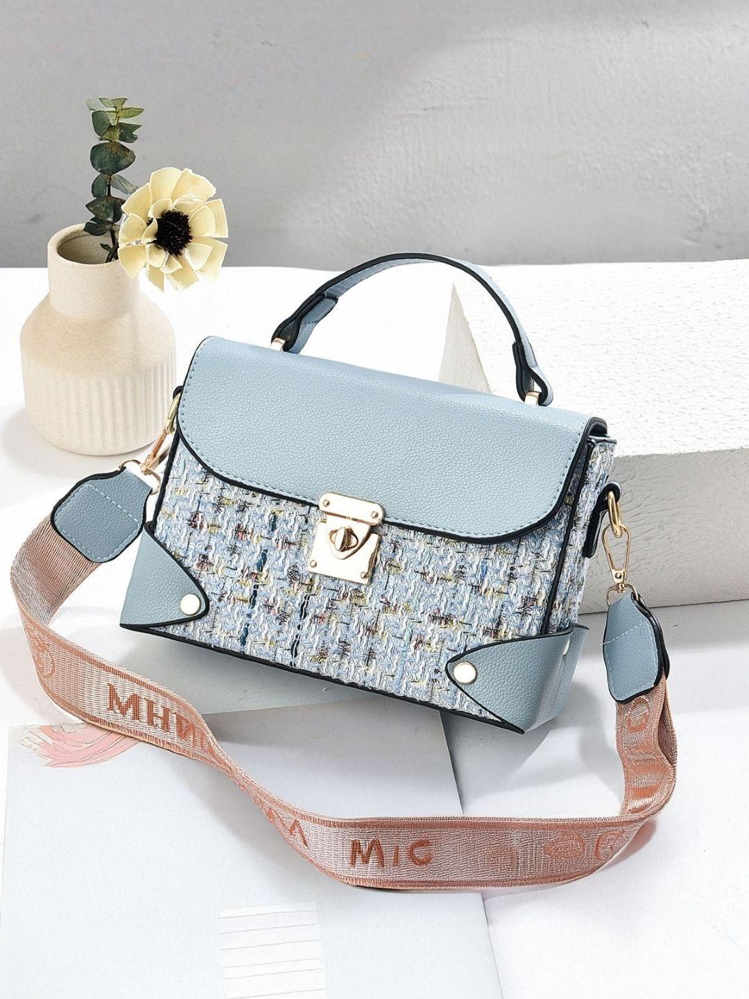 Buy KPOP Textured PU Structured Handheld Bag - Handbags for Women ...