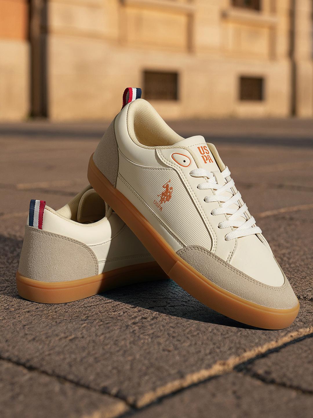 Buy U.S. Polo Assn. Lucian Men Colourblocked Lace Ups Sneakers - Casual ...